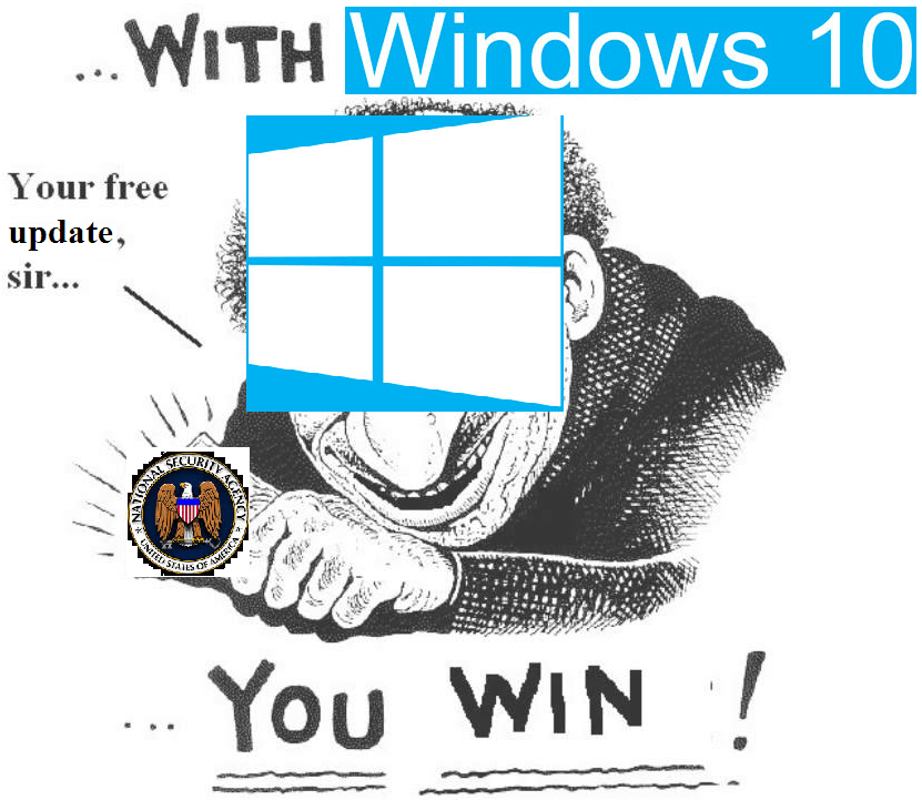 With Windows 10, YOU WIN! | Windows 10 Automatic Update | Know Your Meme