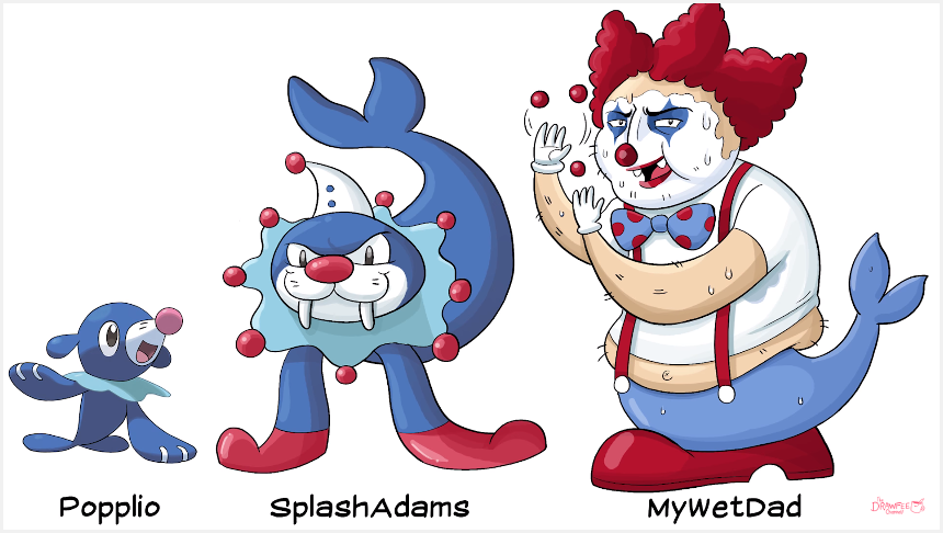 Popplio's Evolved Form | Fakemon | Know Your Meme