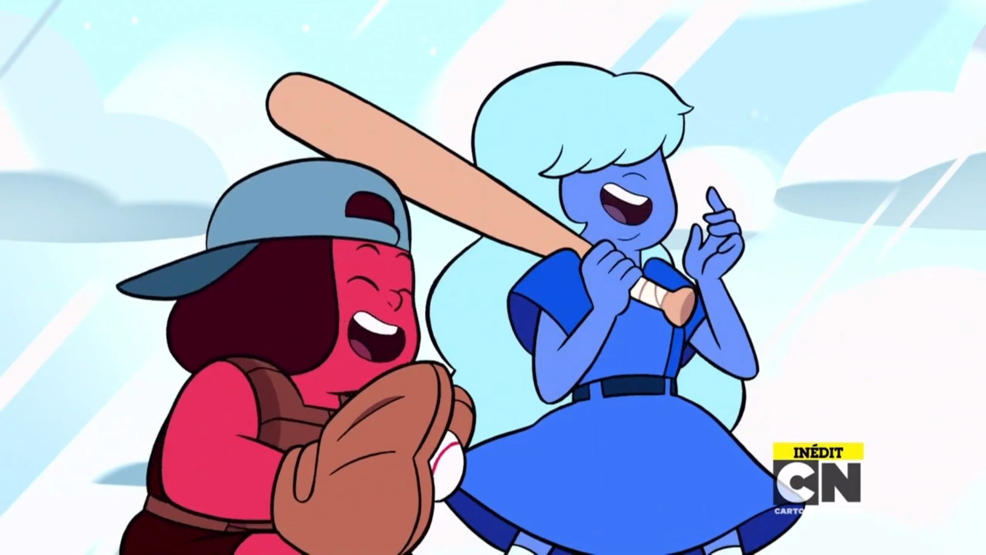 Laughing while playing baseball | Steven Universe | Know Your Meme