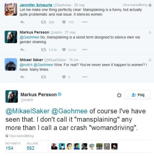 Mansplaining | Markus Persson / Notch | Know Your Meme