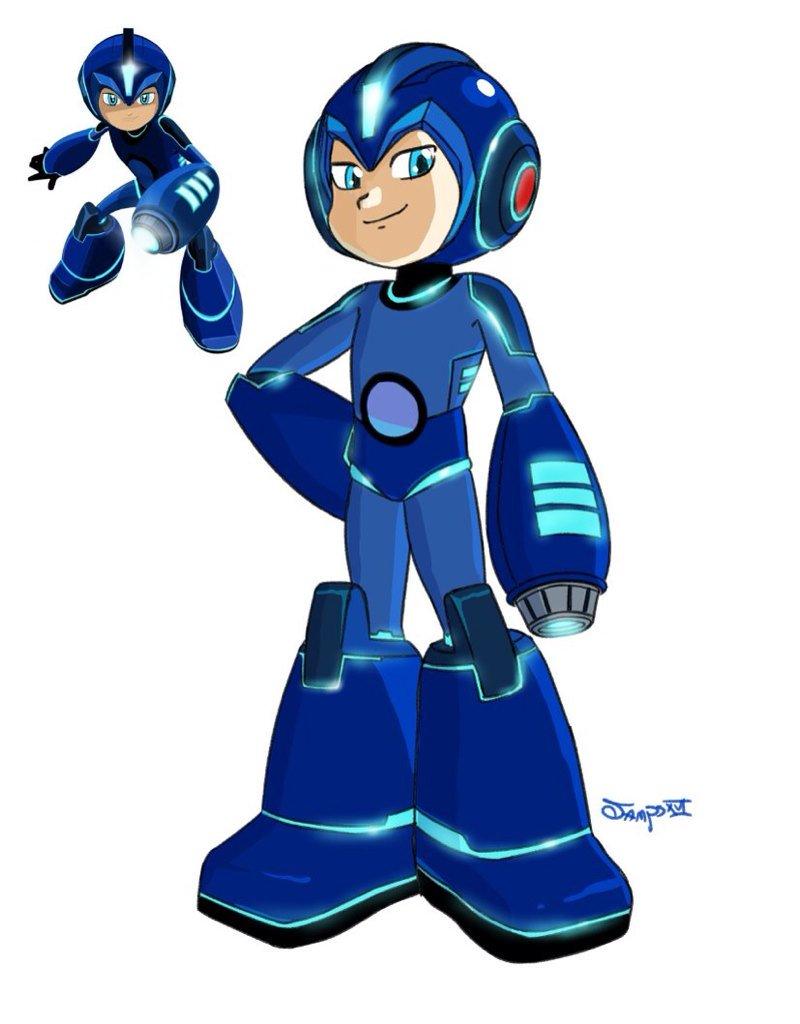 Cyberpunk Mega Man by The Requiem | Mega Man / Rockman | Know Your Meme