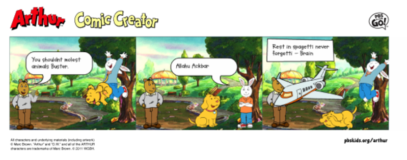 Brain V. Buster | Arthur Comic Creator | Know Your Meme