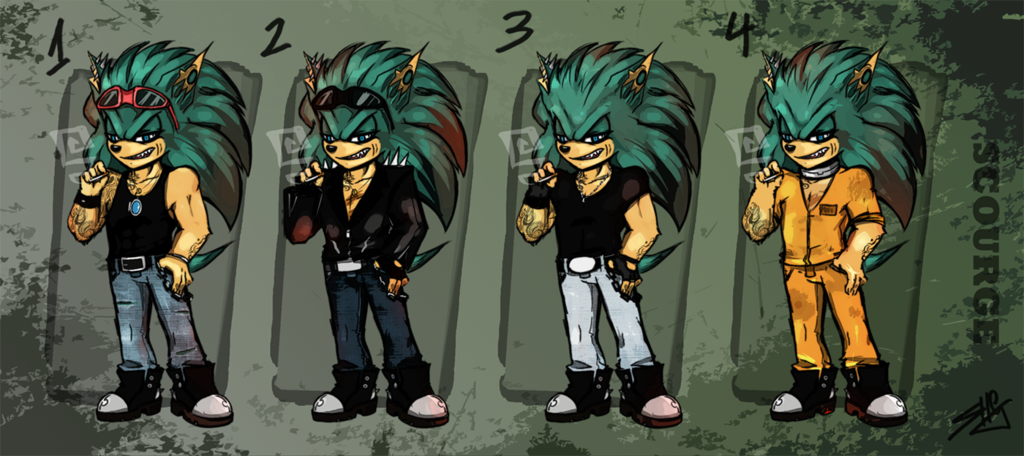 Scourge Outfits | Archie Sonic Comics | Know Your Meme