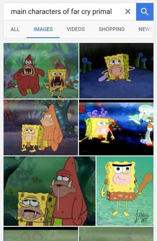 Far Cry Primal Characters | SpongeGar / Primitive Sponge / Caveman ...
