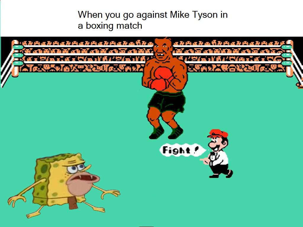 Caveman SpongeBob vs. Mike Tyson | SpongeGar / Primitive Sponge ...