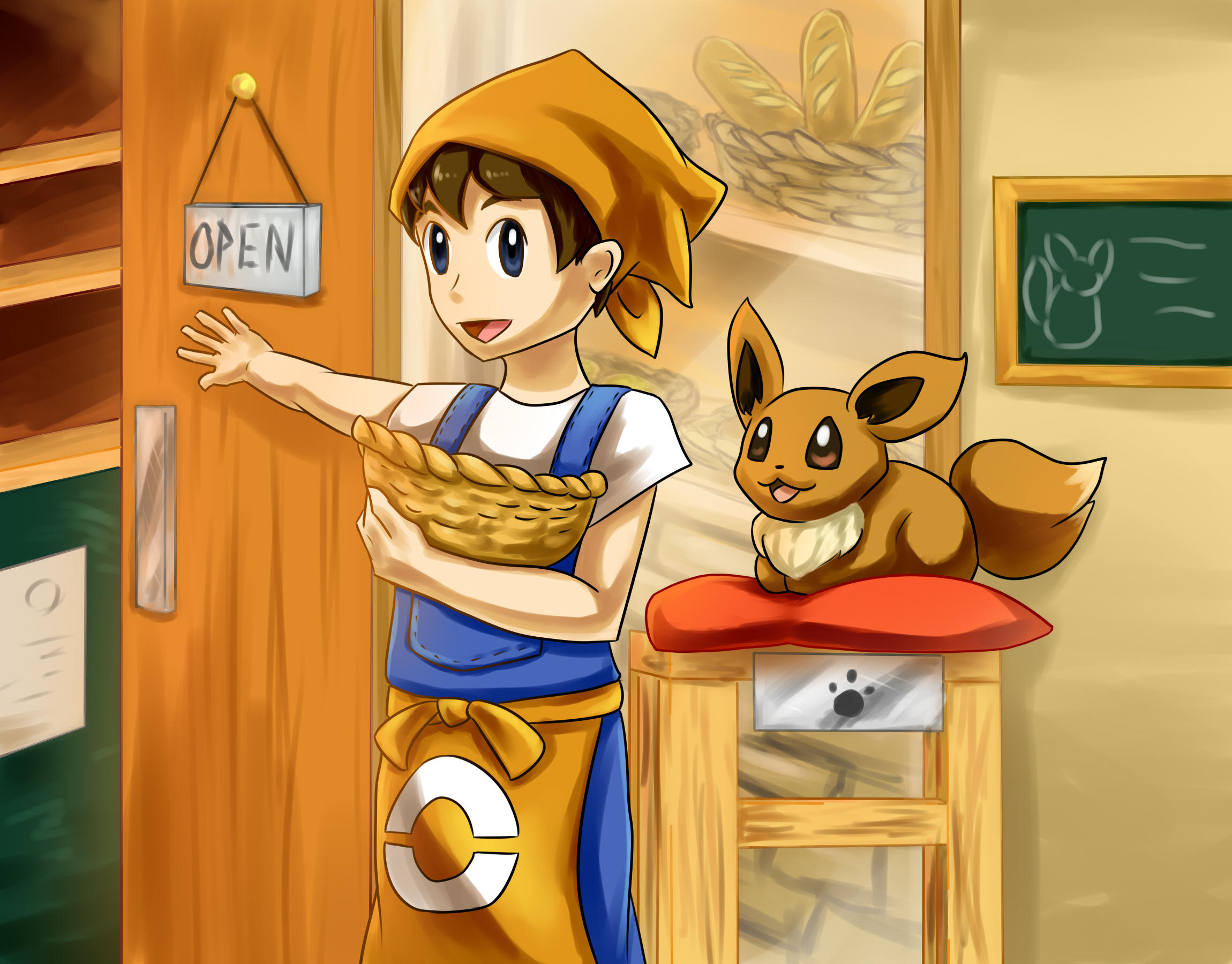 The Baker and Eevee | Eevee | Know Your Meme