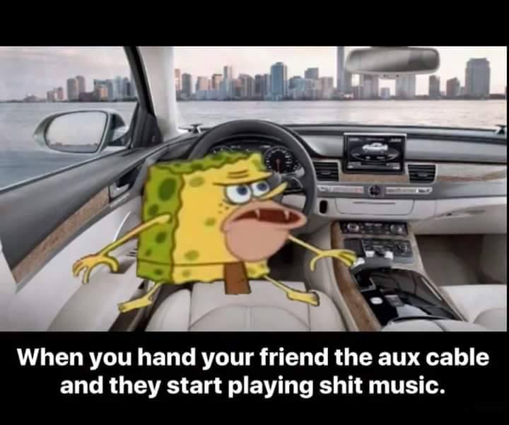Driving your car into an ocean | SpongeGar / Primitive Sponge / Caveman ...