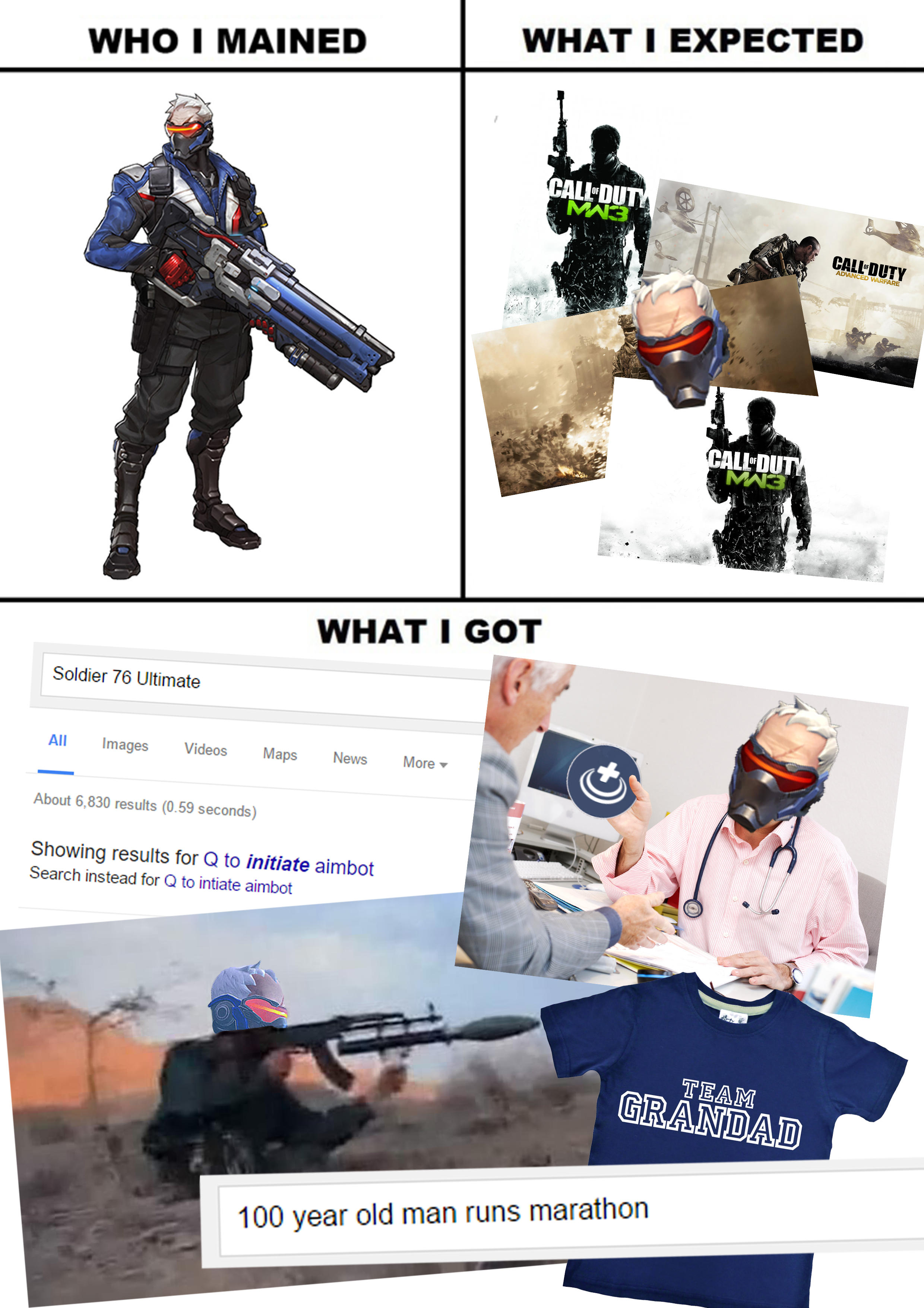 Basically, soldier 76. | What I Watched / What I Expected / What I Got ...