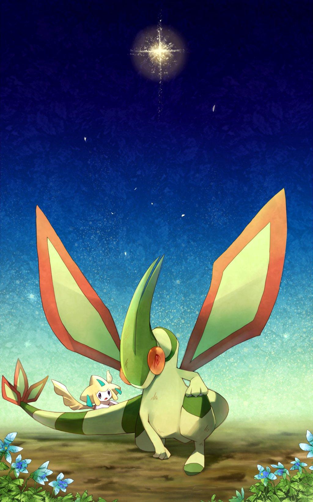 Jirachi & Flygon by Kusatypelover | Pokémon | Know Your Meme