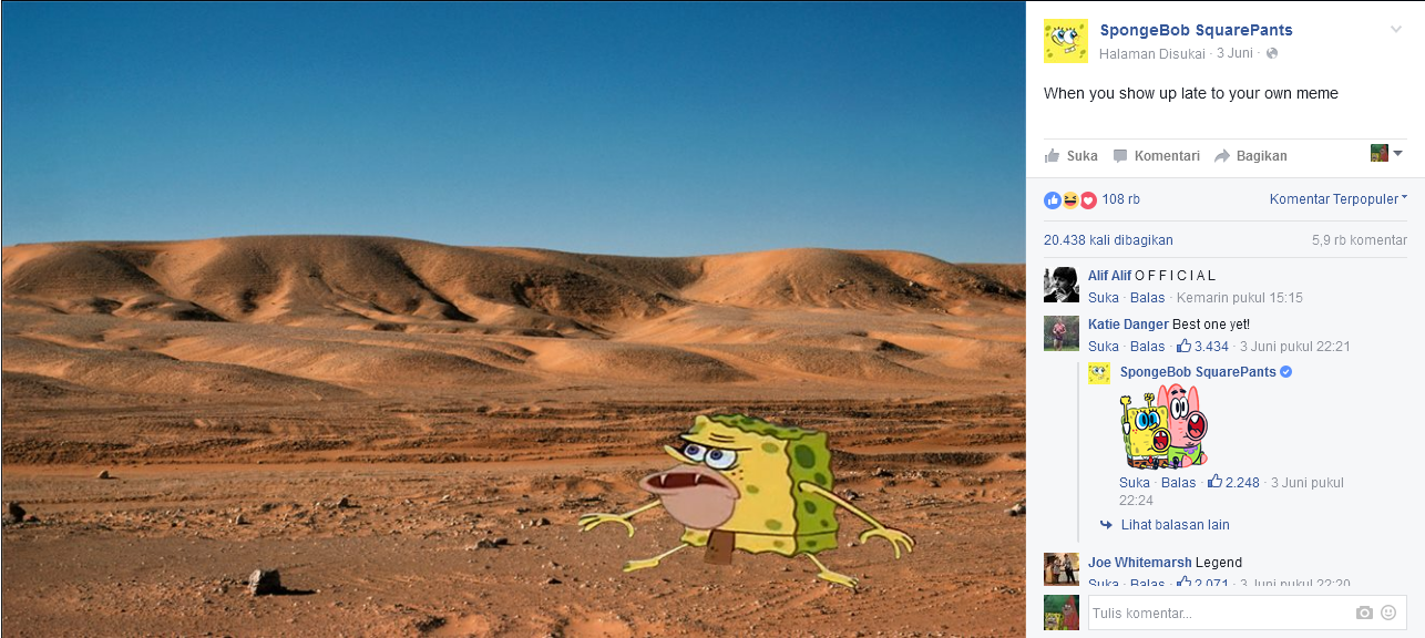 When you officially a meme | SpongeGar / Primitive Sponge / Caveman ...