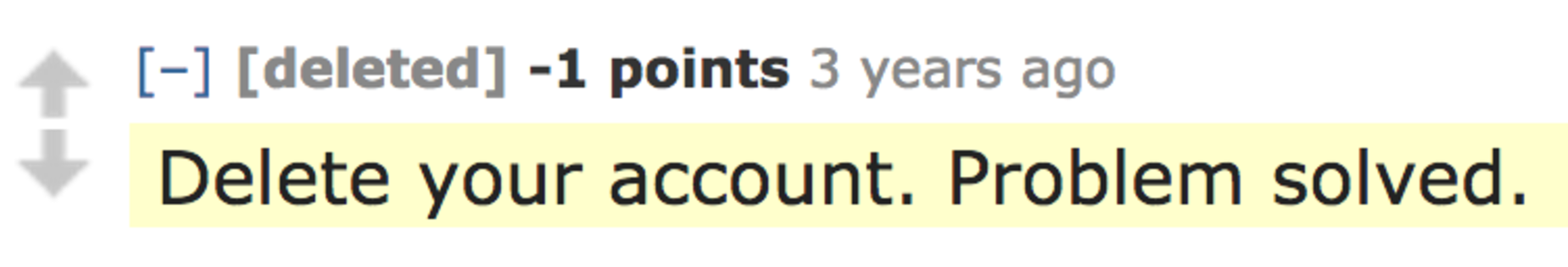 [Deleted] Wrote | Delete Your Account | Know Your Meme