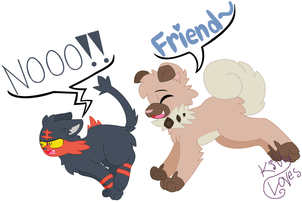 Litten and Rockruff | Pokémon | Know Your Meme