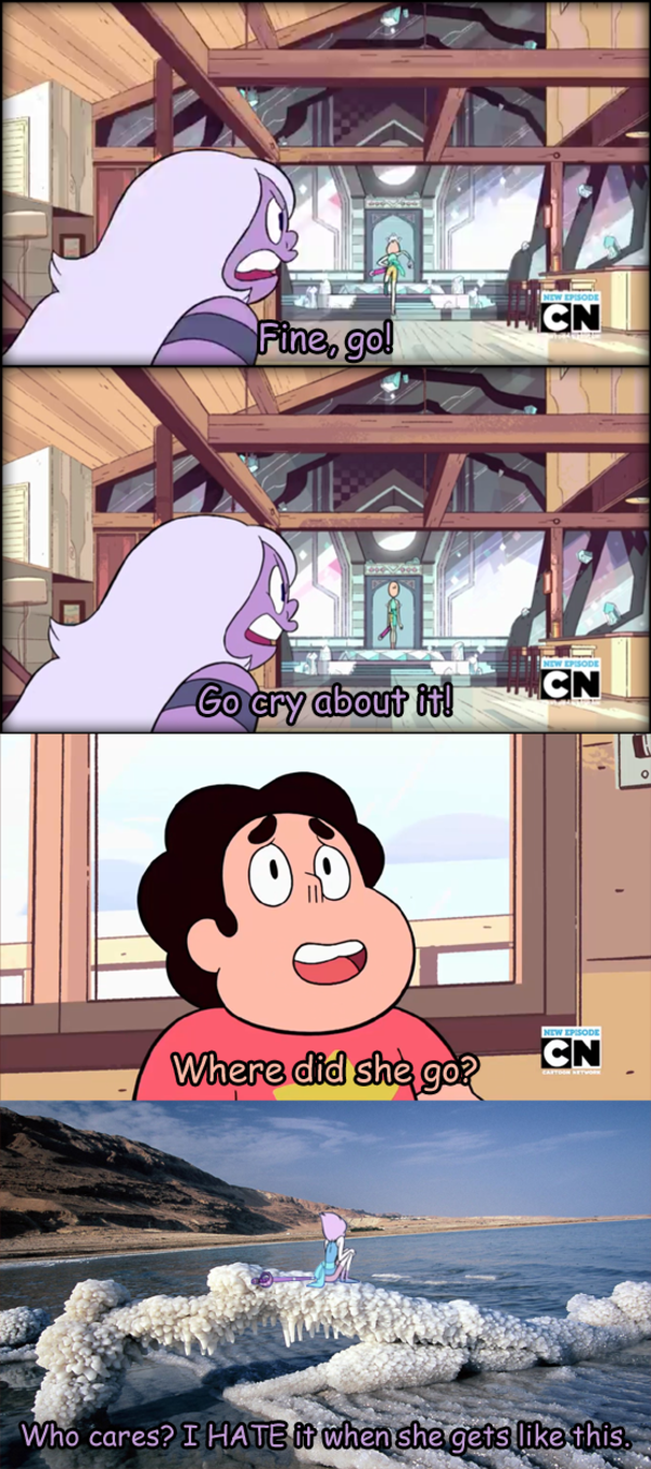 Dead Sea salt levels rising annually. | Steven Universe | Know Your Meme