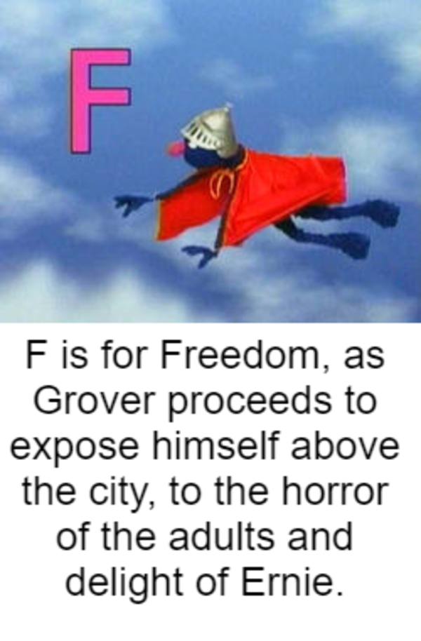 Grover Helps Support freedom | Bertstrips | Know Your Meme