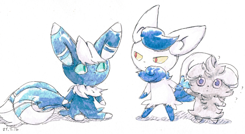 Meowstic Family by zjedz-goffra | Pokémon | Know Your Meme