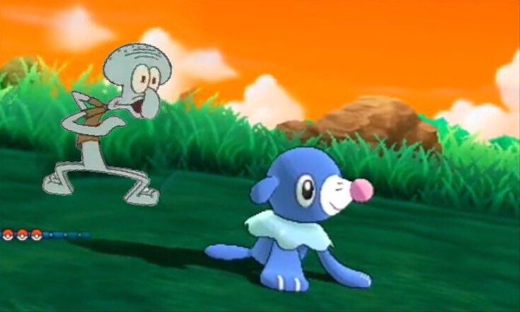 when u encounter a shiny | Scared Squidward | Know Your Meme