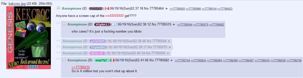 Just a number | /pol/ | Know Your Meme