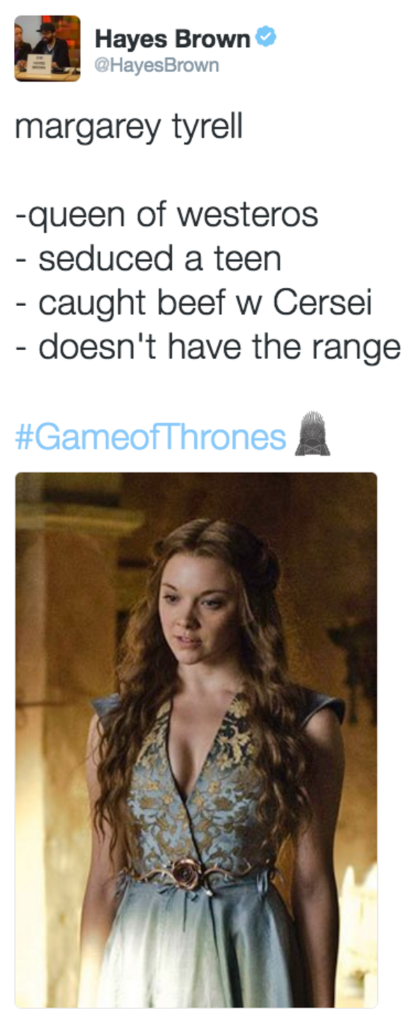 Margarey Tyrell | She Doesn't Have the Range | Know Your Meme