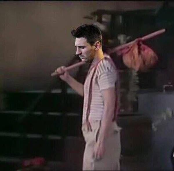 Don't Leave Us Messi! | Crying Messi | Know Your Meme