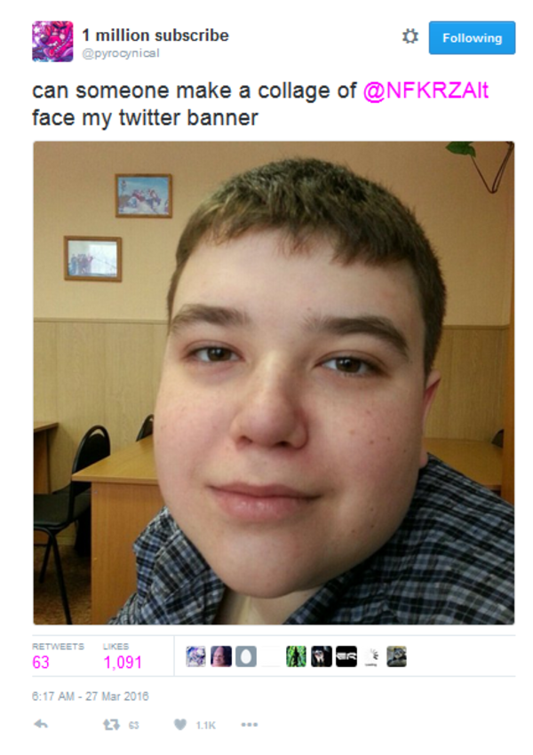 Pyro's Twitter Banner Request | NFKRZ | Know Your Meme