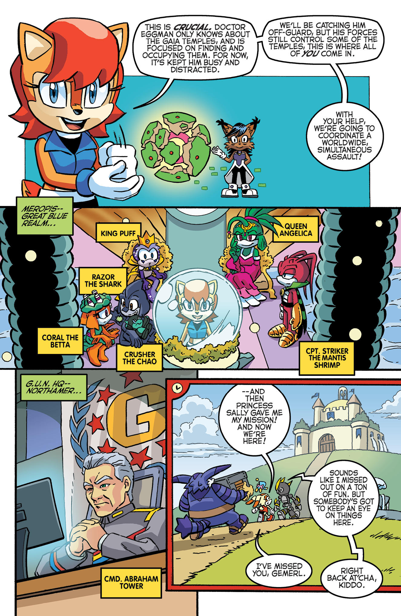 Rallying the Troops Part 1 | Archie Sonic Comics | Know Your Meme
