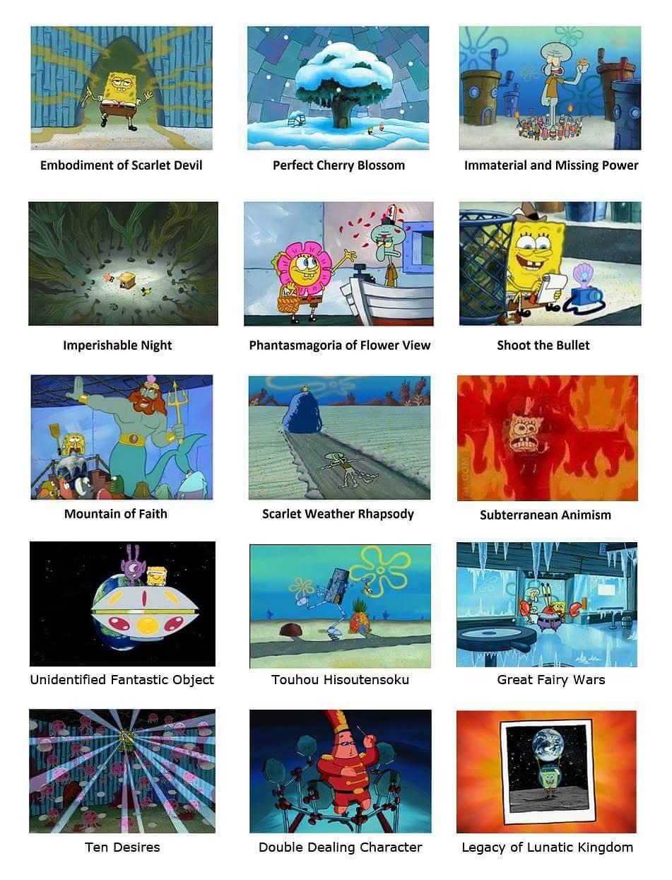 Rule ⑨ | SpongeBob Comparison Charts | Know Your Meme