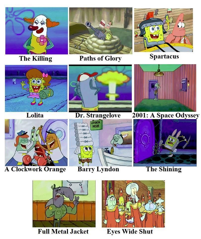 Spongebob as Stanley Kubrick movies | SpongeBob Comparison Charts ...