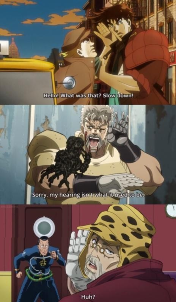 Joseph and his "trolling" | JoJo's Bizarre Adventure | Know Your Meme
