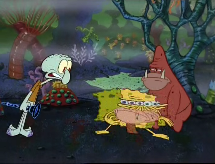 when you react to something but you're really confused | SpongeGar ...