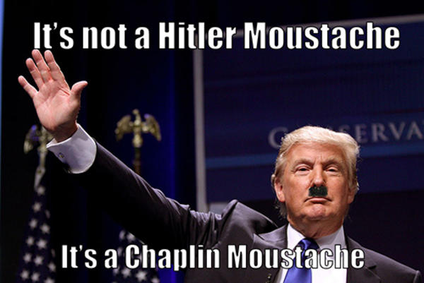 Trump Moustache | Donald Trump | Know Your Meme