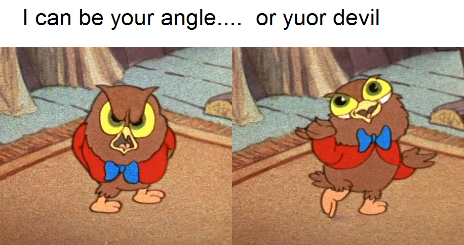 I Love to Sin-a | I Can Be Your Angle Or Yuor Devil | Know Your Meme