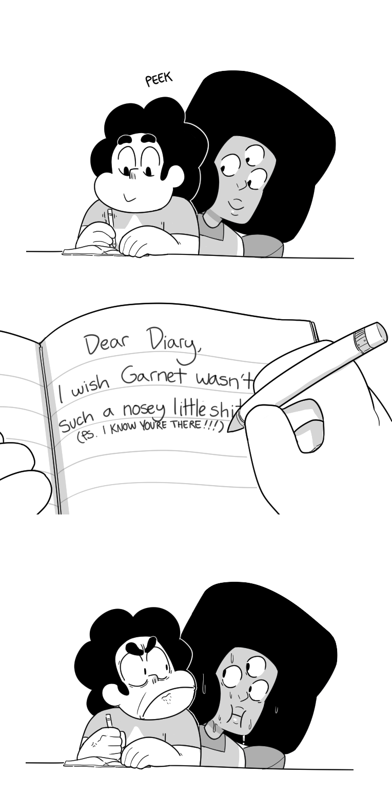Garnet being a nosy little shit | Steven Universe | Know Your Meme