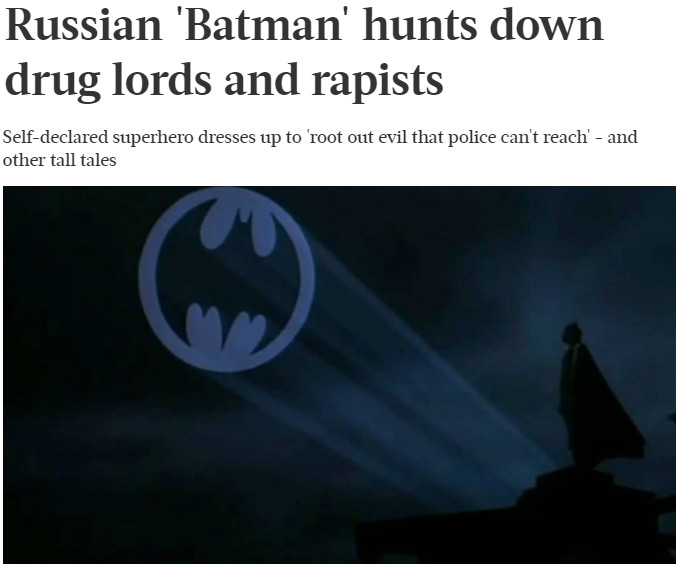 Real Life Russian Batman | Batman | Know Your Meme