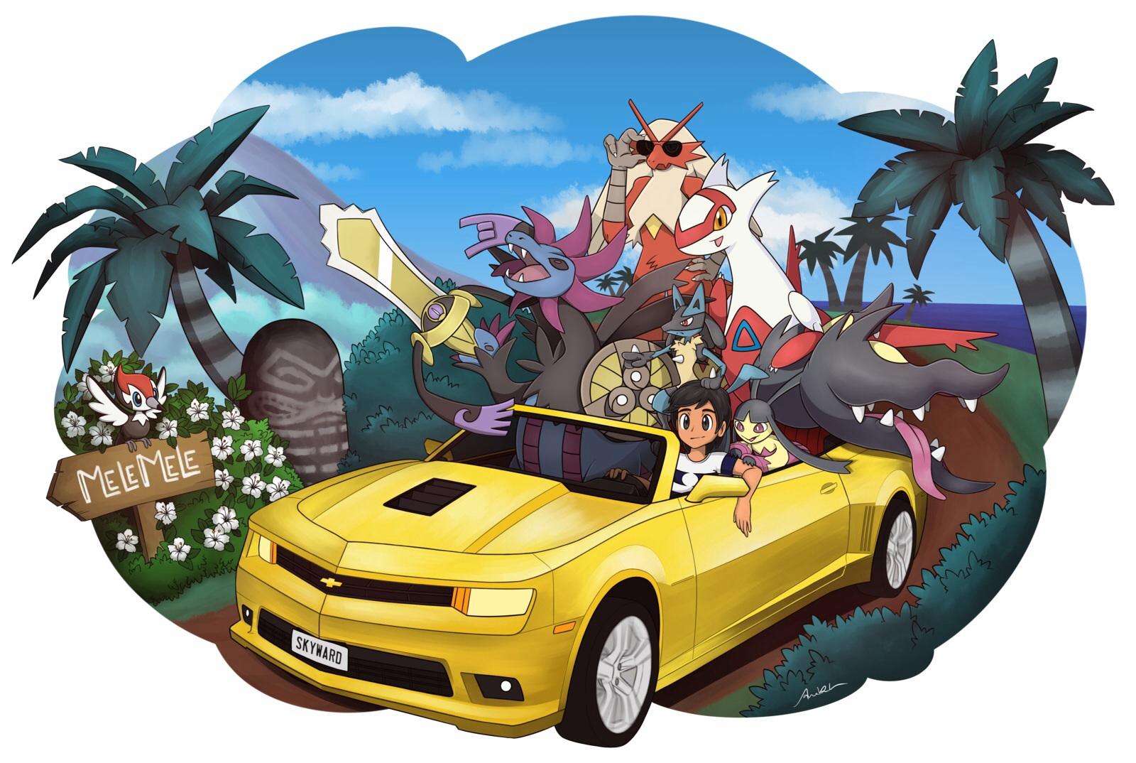 Driving in Paradise | Pokémon | Know Your Meme