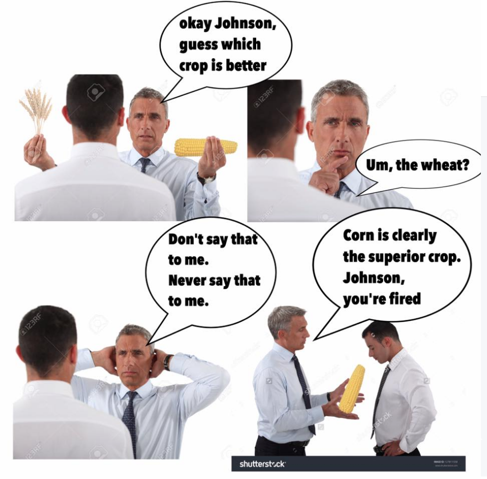 Dammit Johnson | Corn Is The Best Crop & Wheat Is Worst | Know Your Meme
