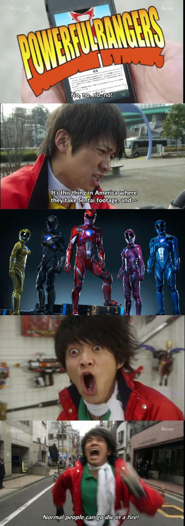 Nobuo Reacts to the 2017 movie power rangers suits | Power Rangers ...