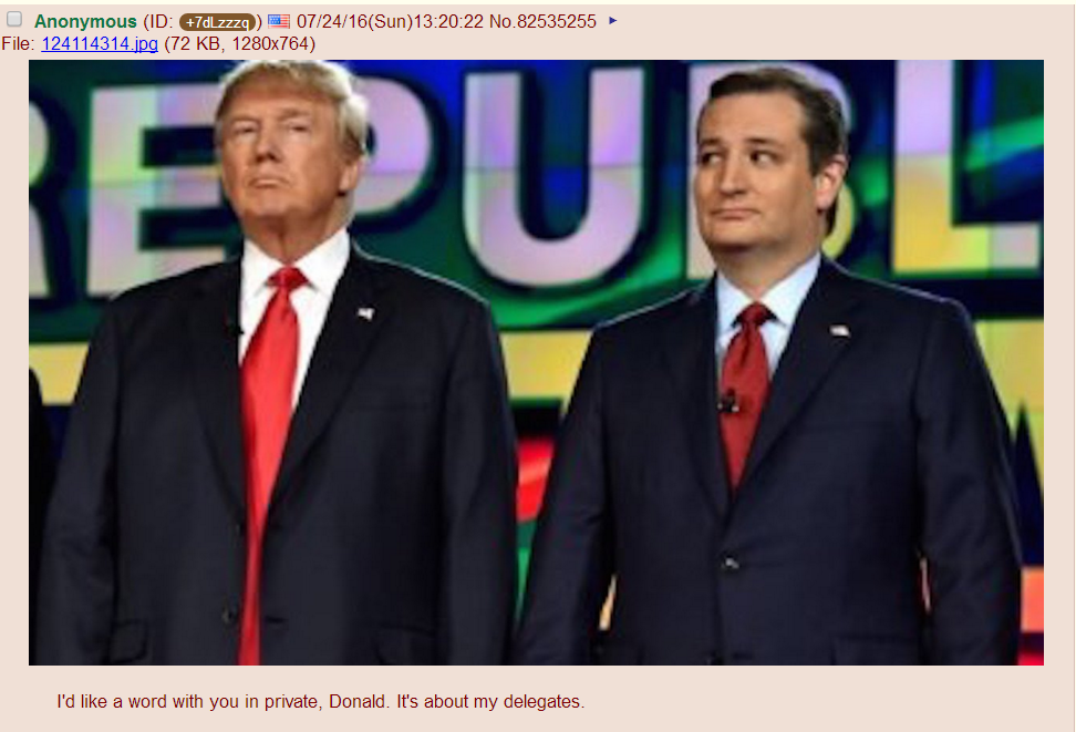 A word in private | The Delegates, Donald | Know Your Meme