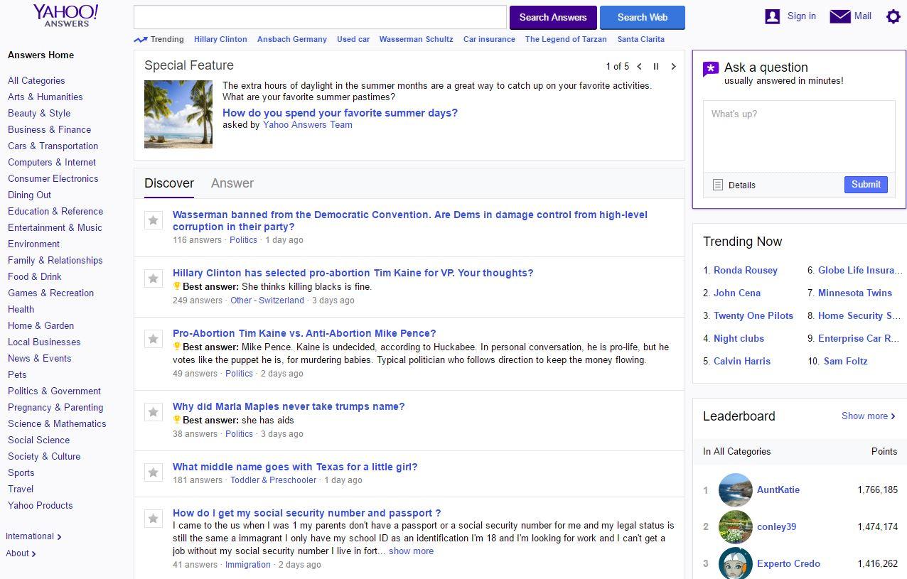 Yahoo! Answers | Yahoo! | Know Your Meme