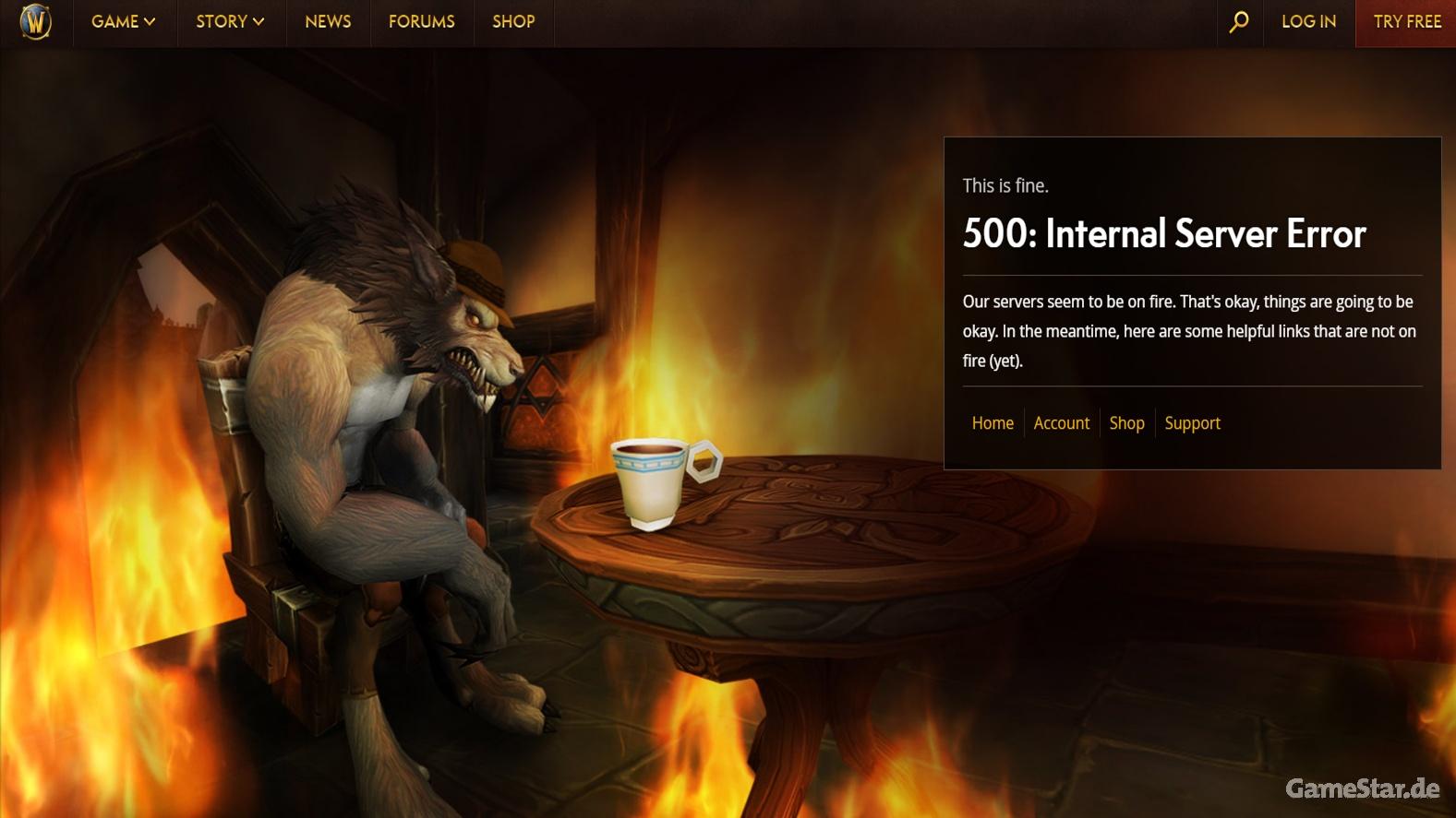 Hot Worgen in your area! | This Is Fine | Know Your Meme