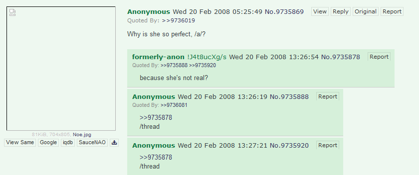 Origin | Why Is She So Perfect? | Know Your Meme