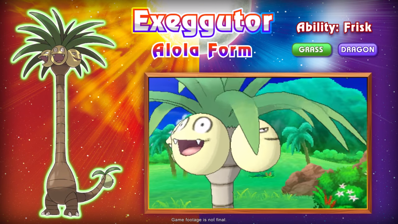 Grass/Dragon Exeggutor | Alolan Exeggutor | Know Your Meme