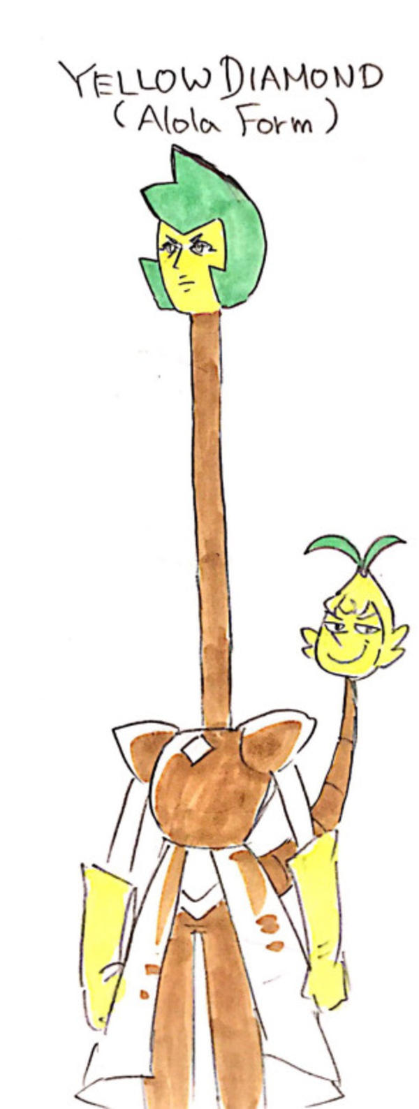 Yellow Diamond Alola Form | Alolan Exeggutor | Know Your Meme