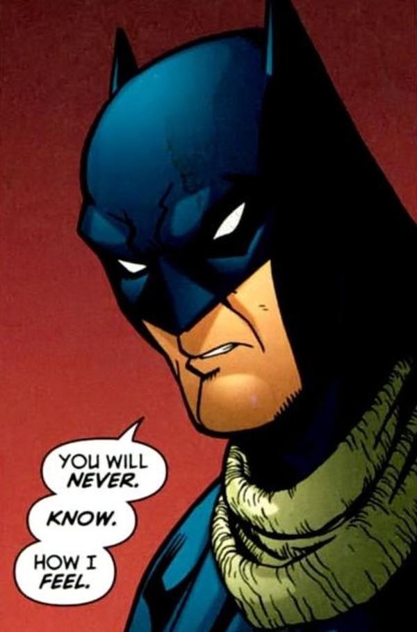 You will NEVER. KNOW How I FEEL. | Batman | Know Your Meme
