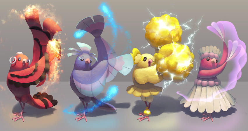 Avian Dancers by takuyoa | Pokémon | Know Your Meme