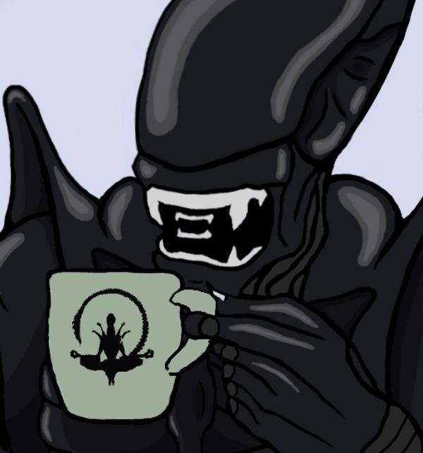 Xenomorph Mug | Dean McCoppin Mug | Know Your Meme