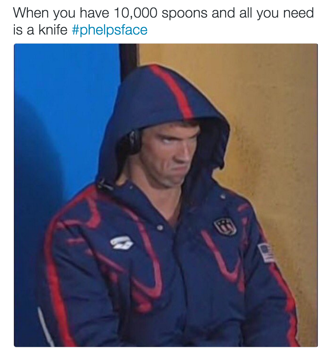 Alannis Morissette Michael Phelps | #PhelpsFace / Angry Michael Phelps ...