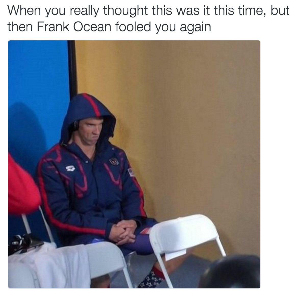 Frank Ocean Phelps | #PhelpsFace / Angry Michael Phelps | Know Your Meme