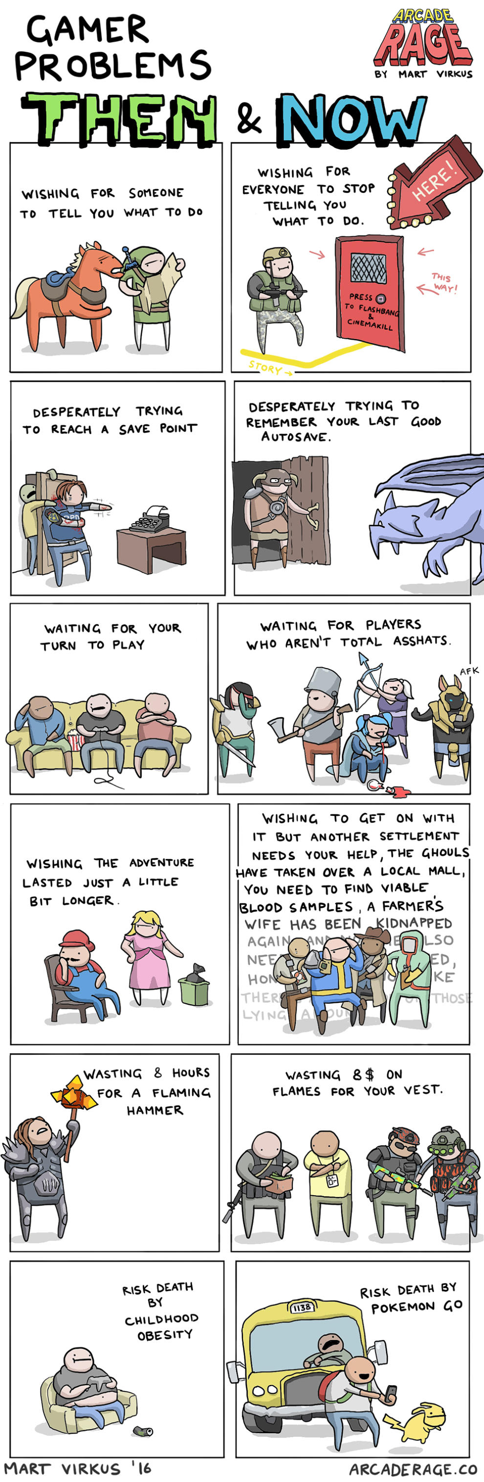 Then and Now | Video Game Logic | Know Your Meme