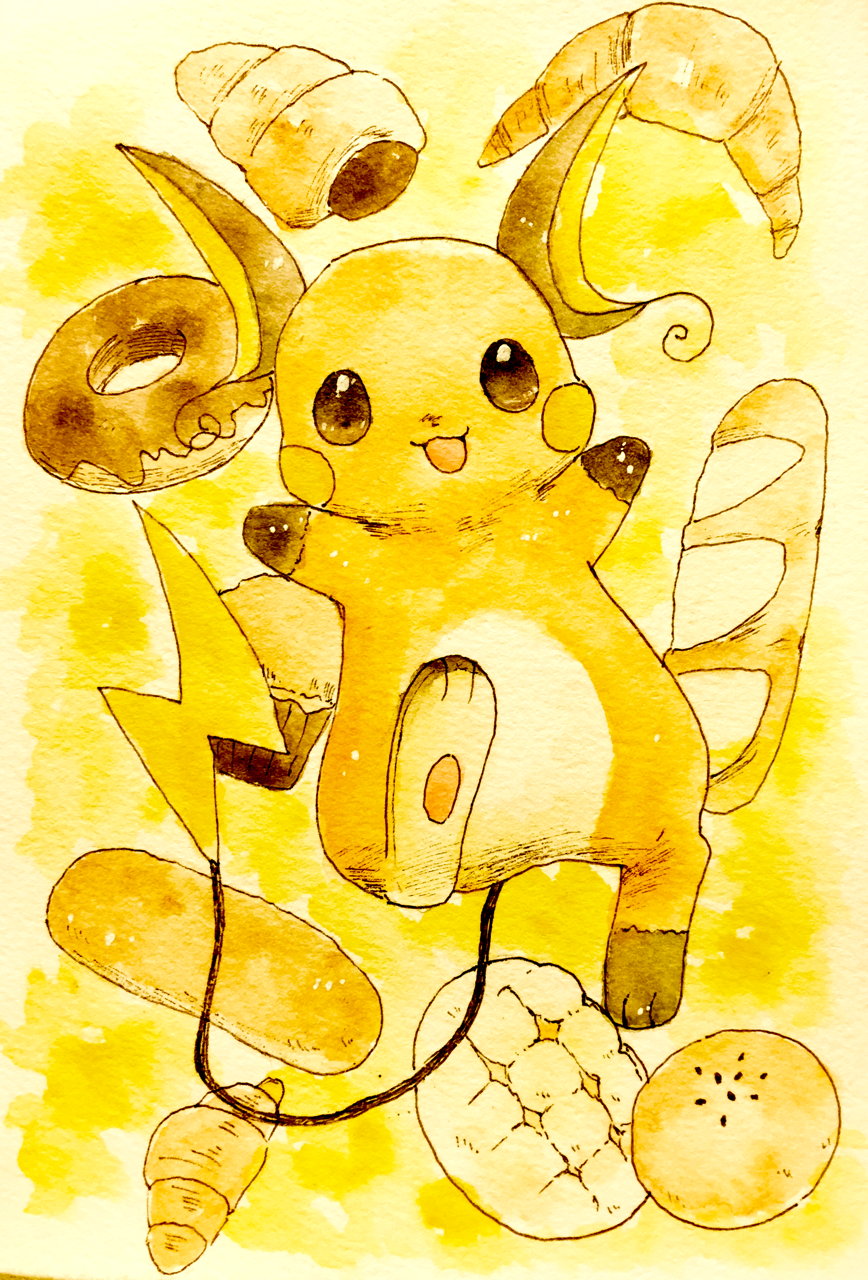 Raichu and some pastries | Pokémon | Know Your Meme