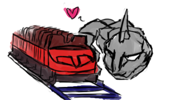 Onix in love with an roller coaster | Pokémon | Know Your Meme